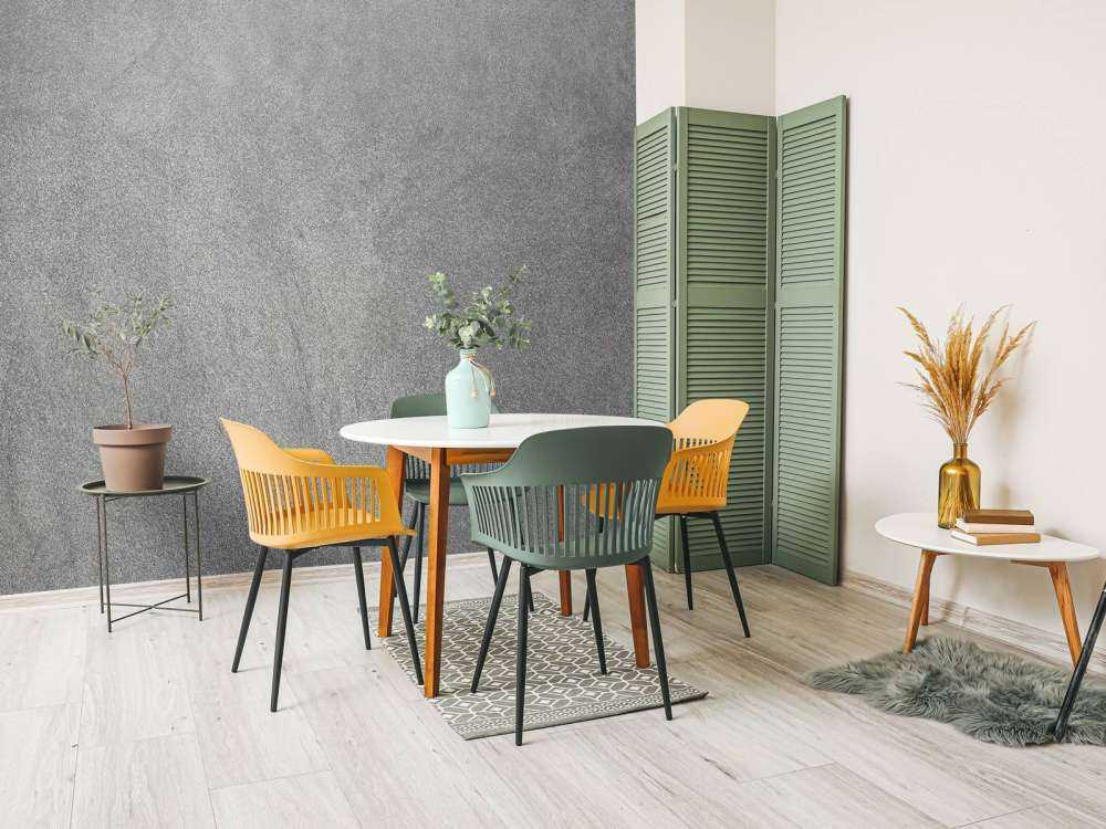 Betonnen muur met structuur fotobehang - Fotobehang.nl